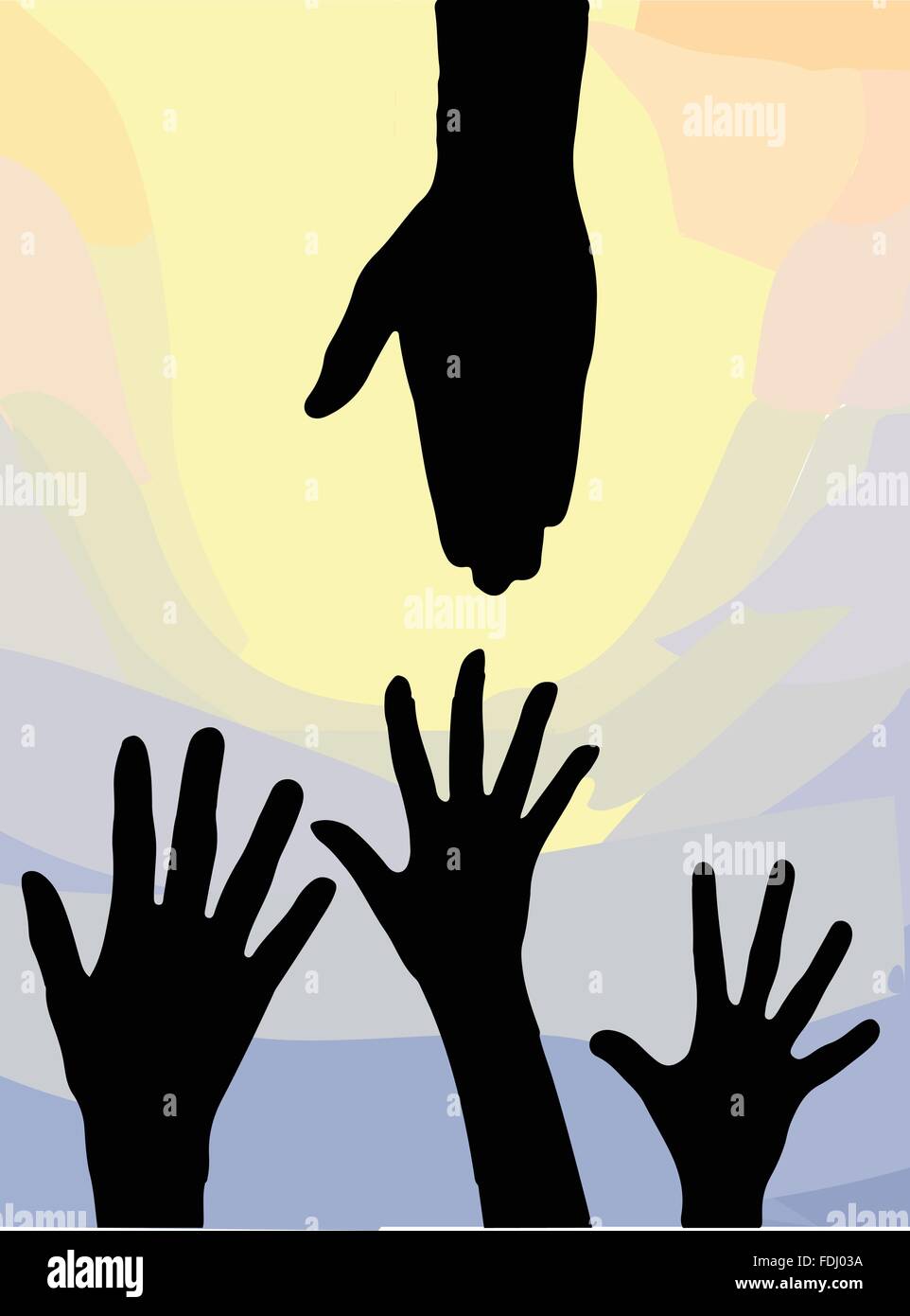 Save the Family - Help From Above (Vector Stock Vector Image & Art - Alamy