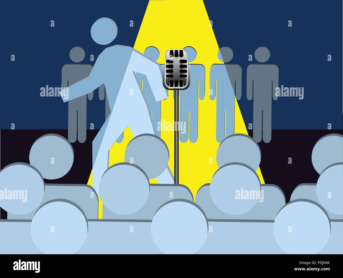 Stage fright speaker hi-res stock photography and images - Alamy