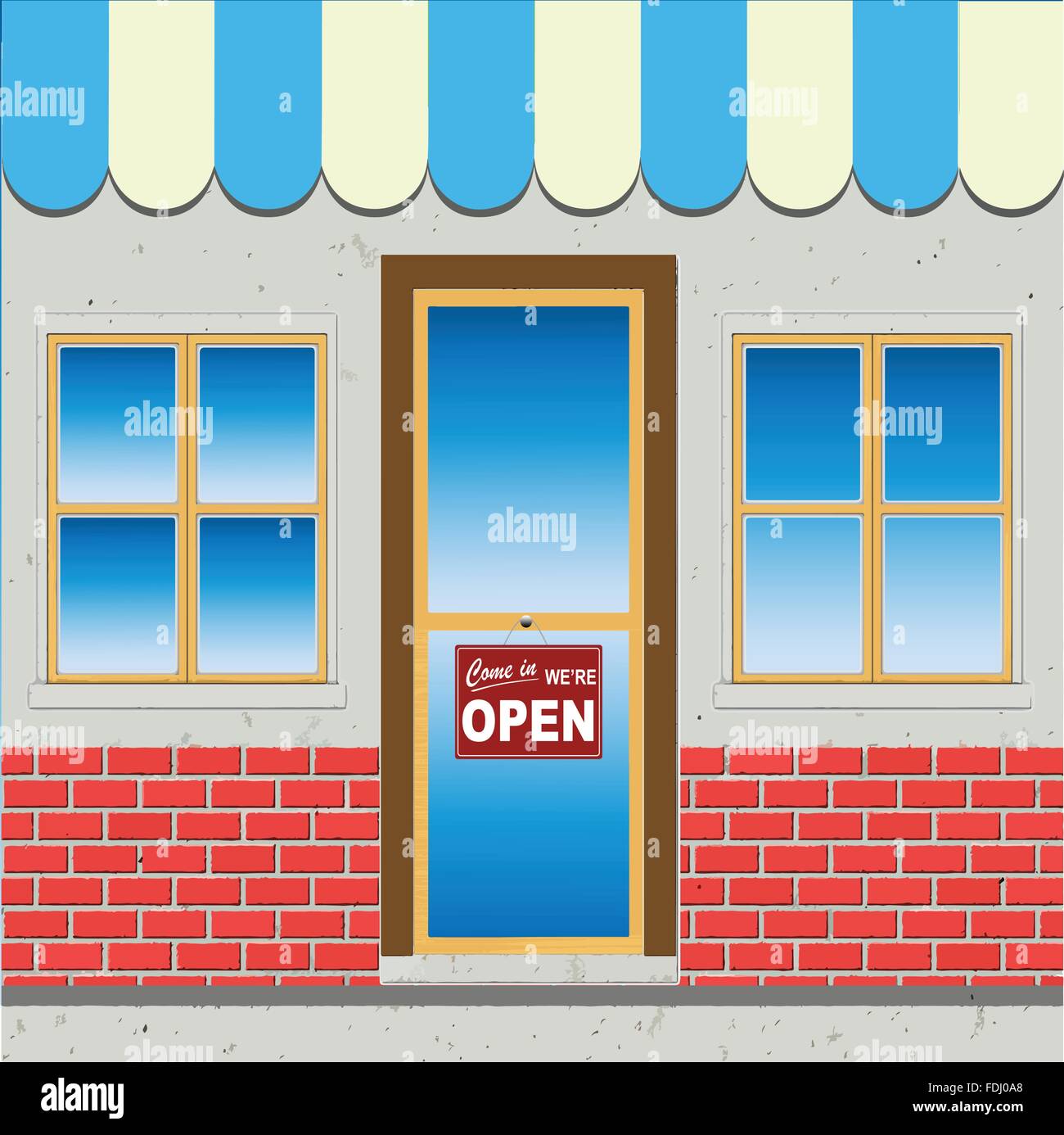Mom and Pop Mini Grocer (Vector Stock Vector Image & Art - Alamy