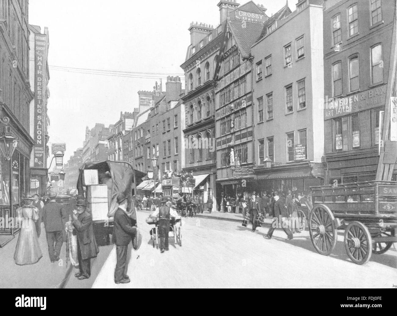 Crosby hall bishopsgate hi-res stock photography and images - Alamy