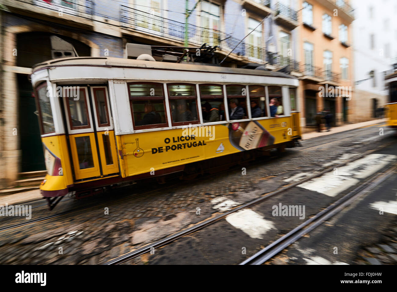 Tram 12, Lisbon, Portugal Stock Photo - Alamy