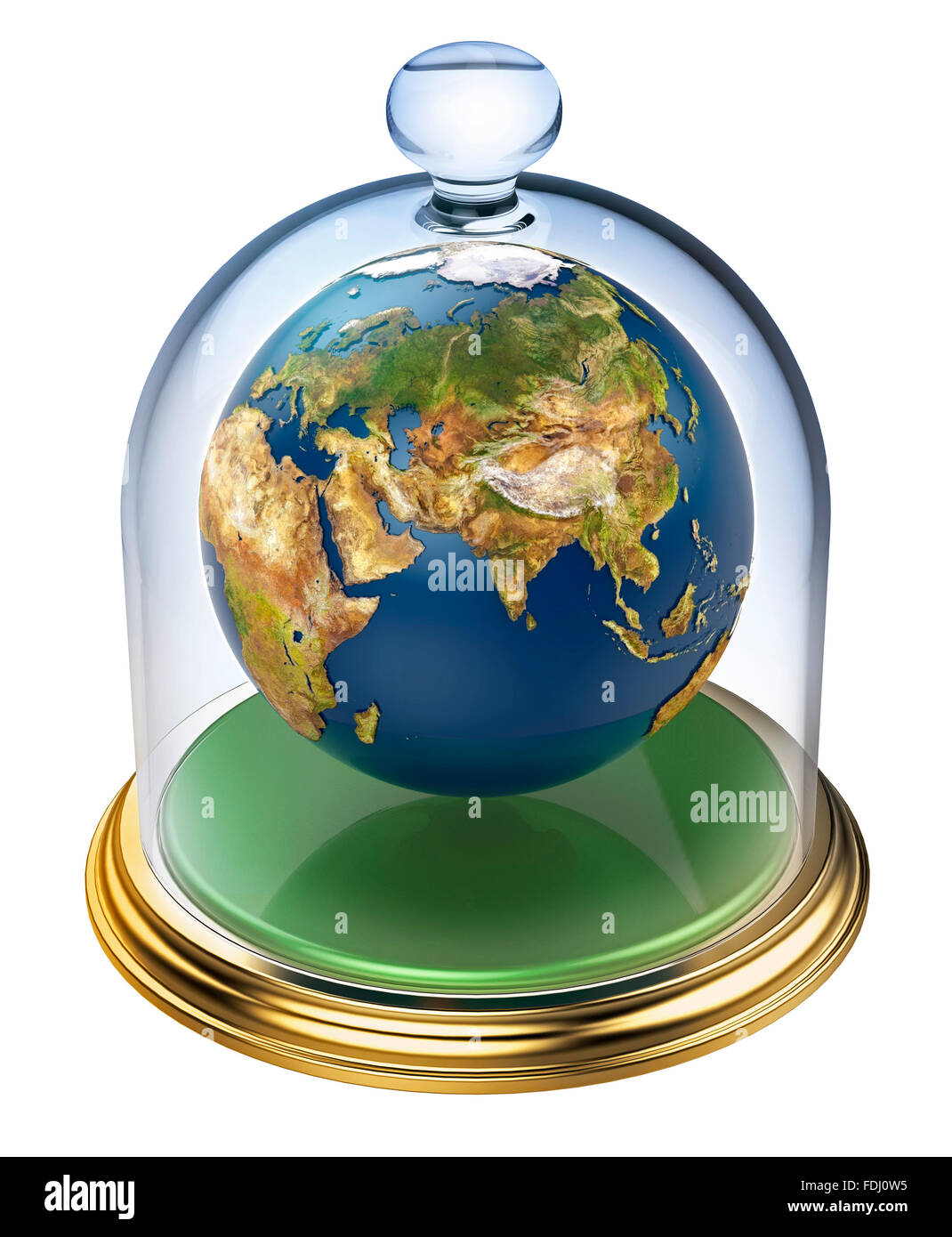 Planet earth is protected Stock Photo - Alamy