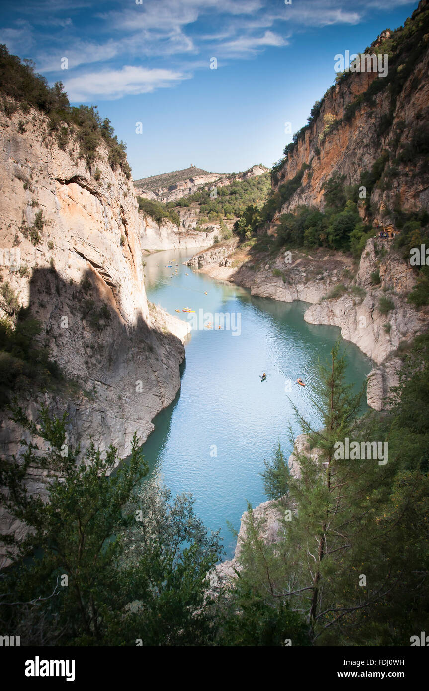Congost de Mont-Rebei, Montrebei, trekking Stock Photo - Alamy