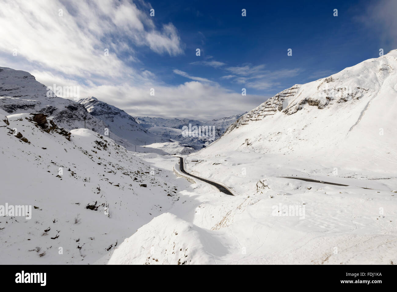 Julier pass road switzerland hi-res stock photography and images - Alamy