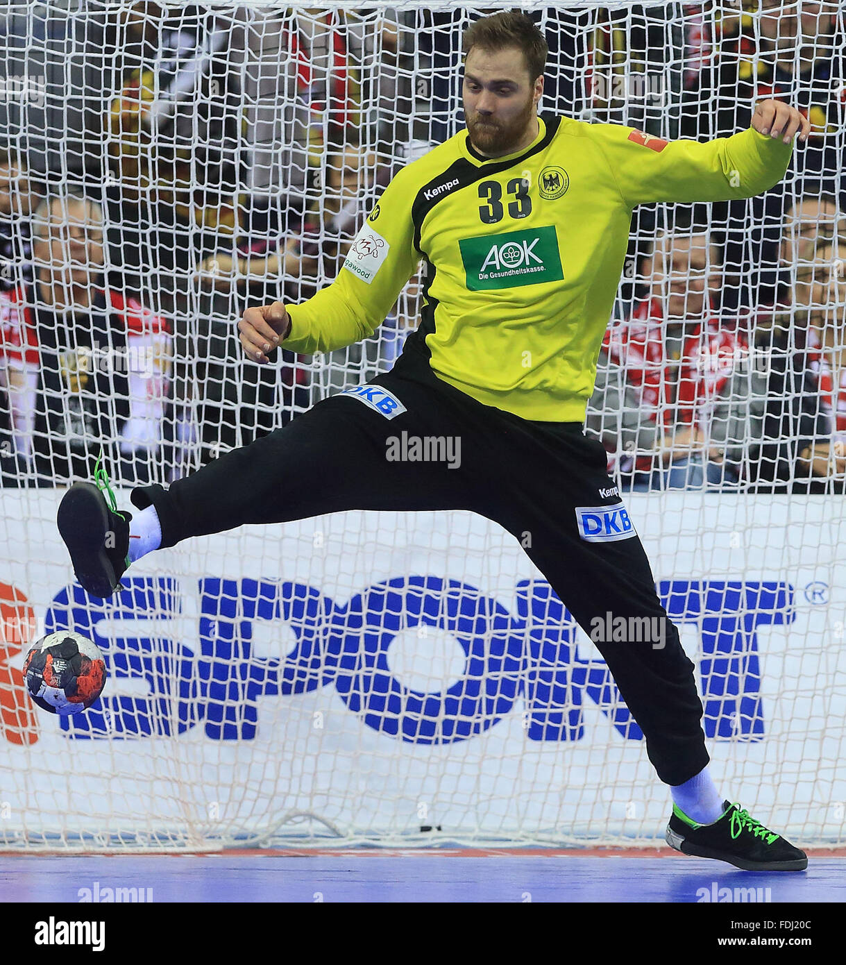 Germany's goalkeeper Andreas Wolff in action during the 2016 EHF ...