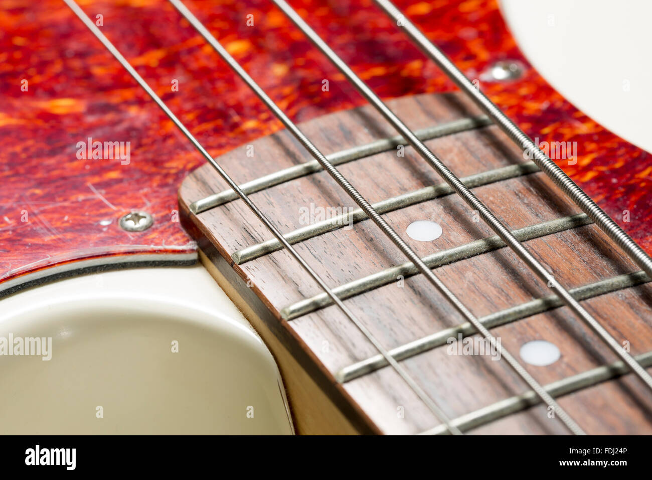 Bass Guitar Close Up Stock Photo - Alamy
