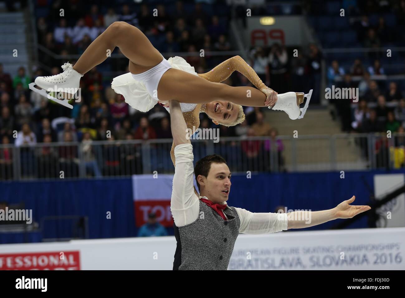 Aliona Savchenko, Bruno Massot Stock Photo - Alamy