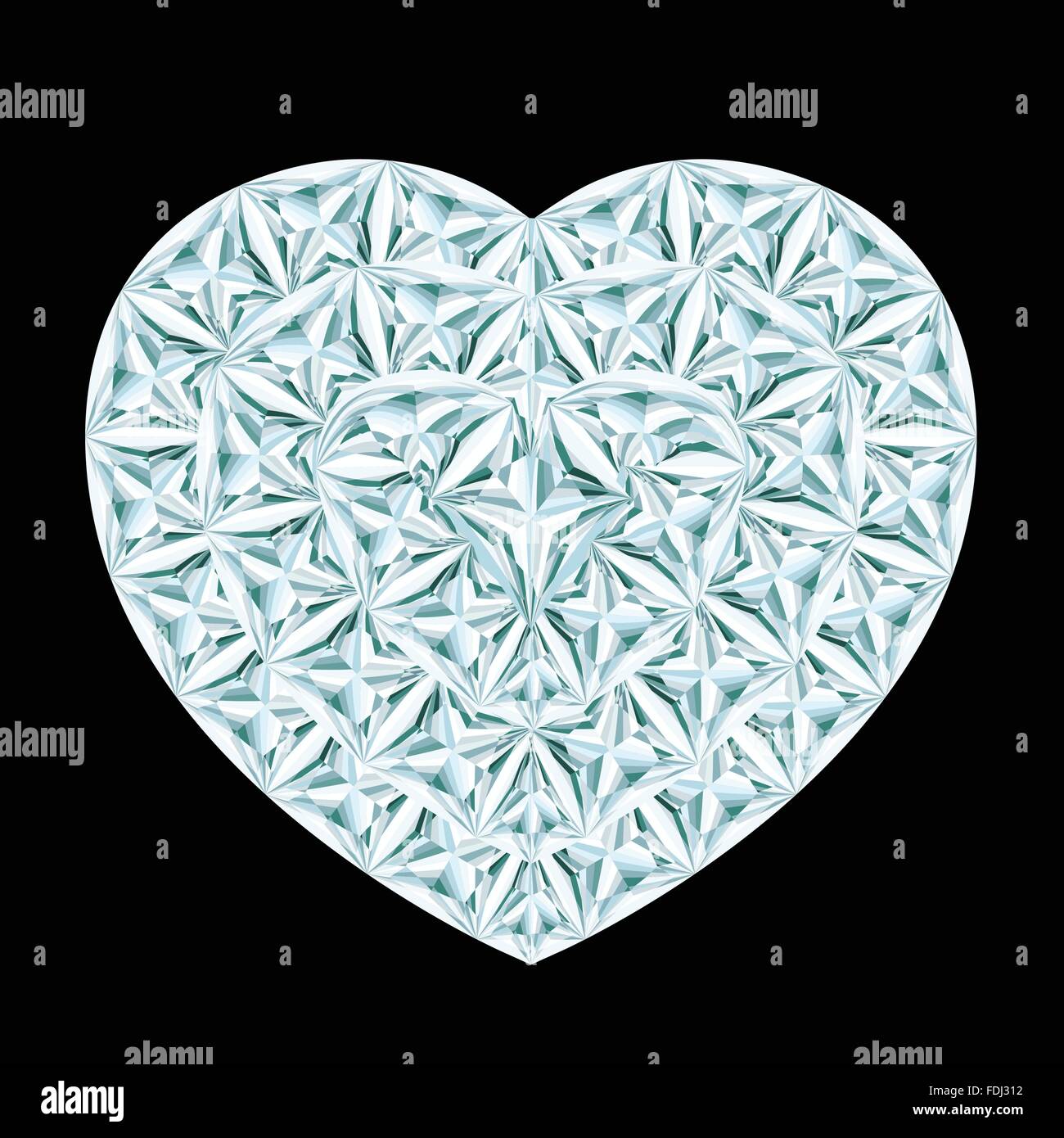 Diamond heart hi-res stock photography and images - Alamy