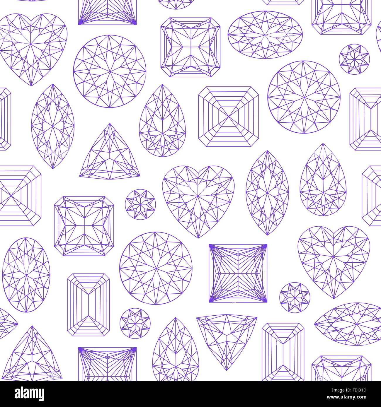 Crystal pattern Stock Vector Images - Alamy