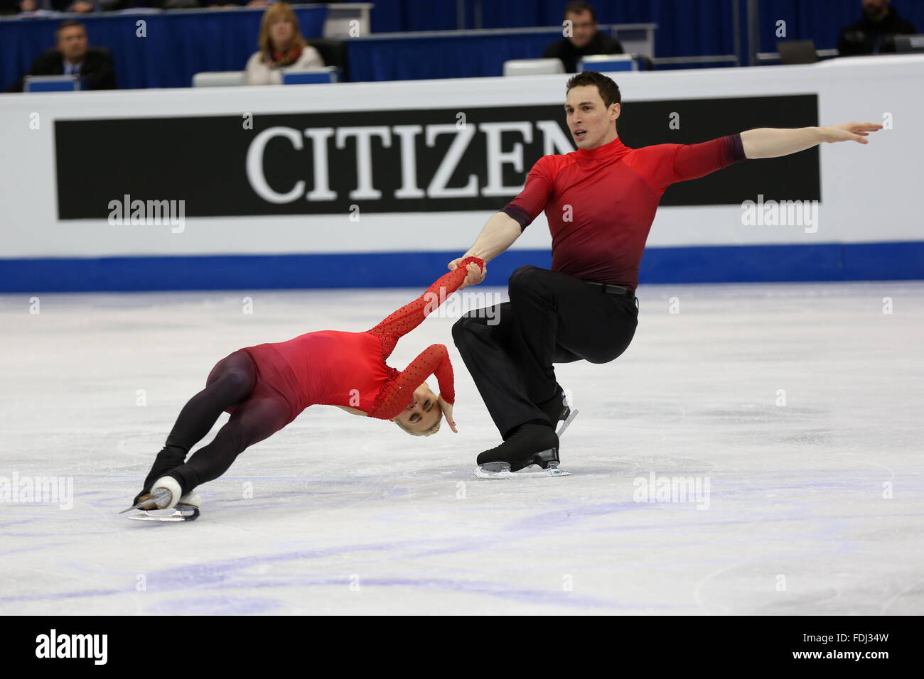 Aliona Savchenko, Bruno Massot Stock Photo - Alamy