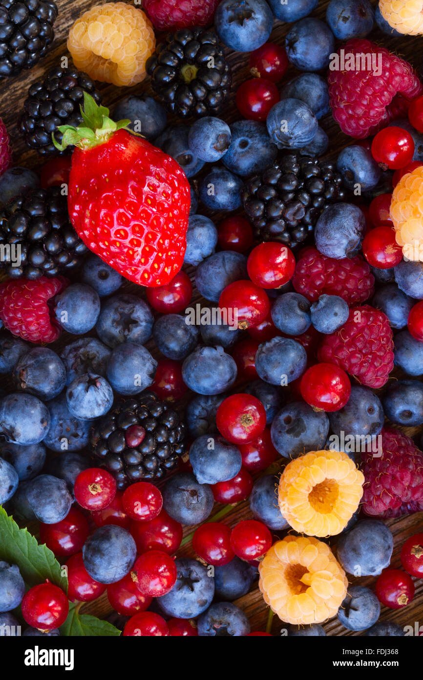 background of fresh berries Stock Photo - Alamy