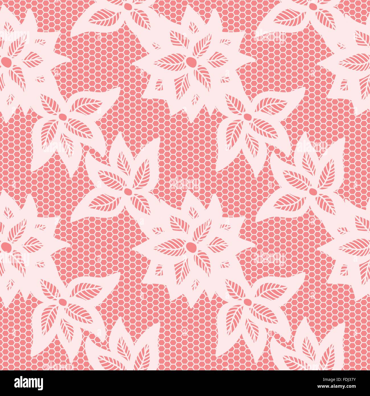 Flower lace seamless pattern Stock Vector Image & Art - Alamy