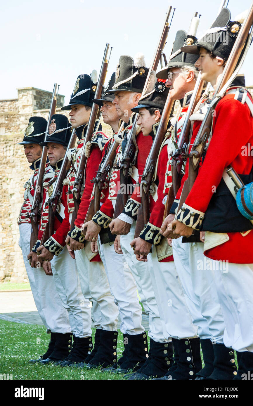 British line infantry (18th century) High Resolution Stock Photography ...