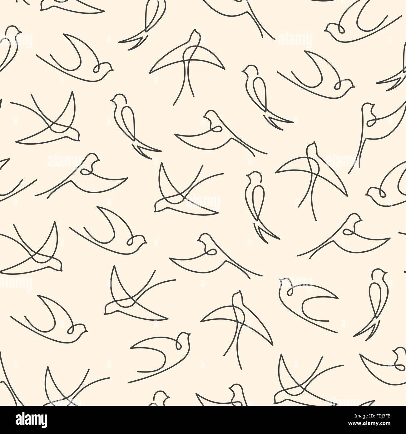 Swallow flying Stock Vector Images - Alamy