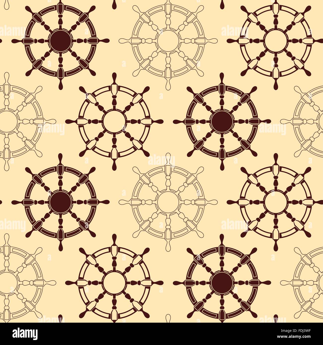 Seamless pattern made of steering wheels Stock Vector Image & Art - Alamy