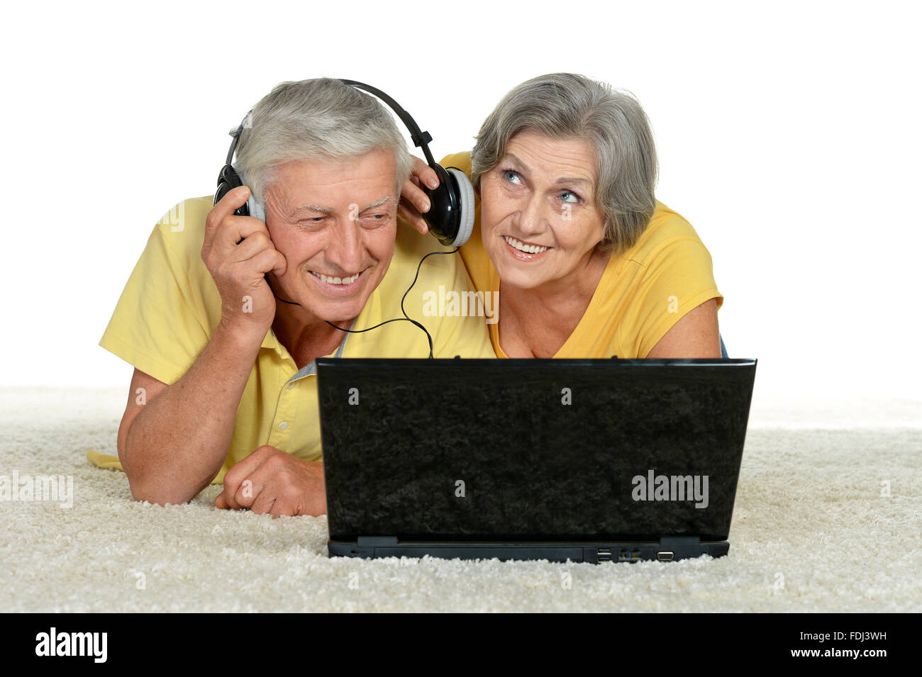 Aged woman making call hi-res stock photography and images - Alamy