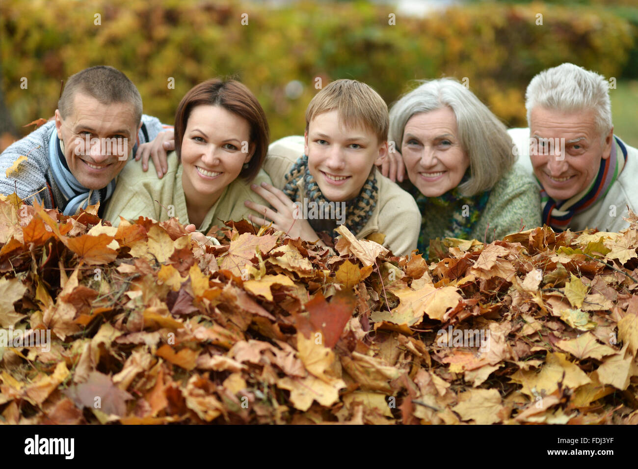 Happy smiling family Stock Photo - Alamy