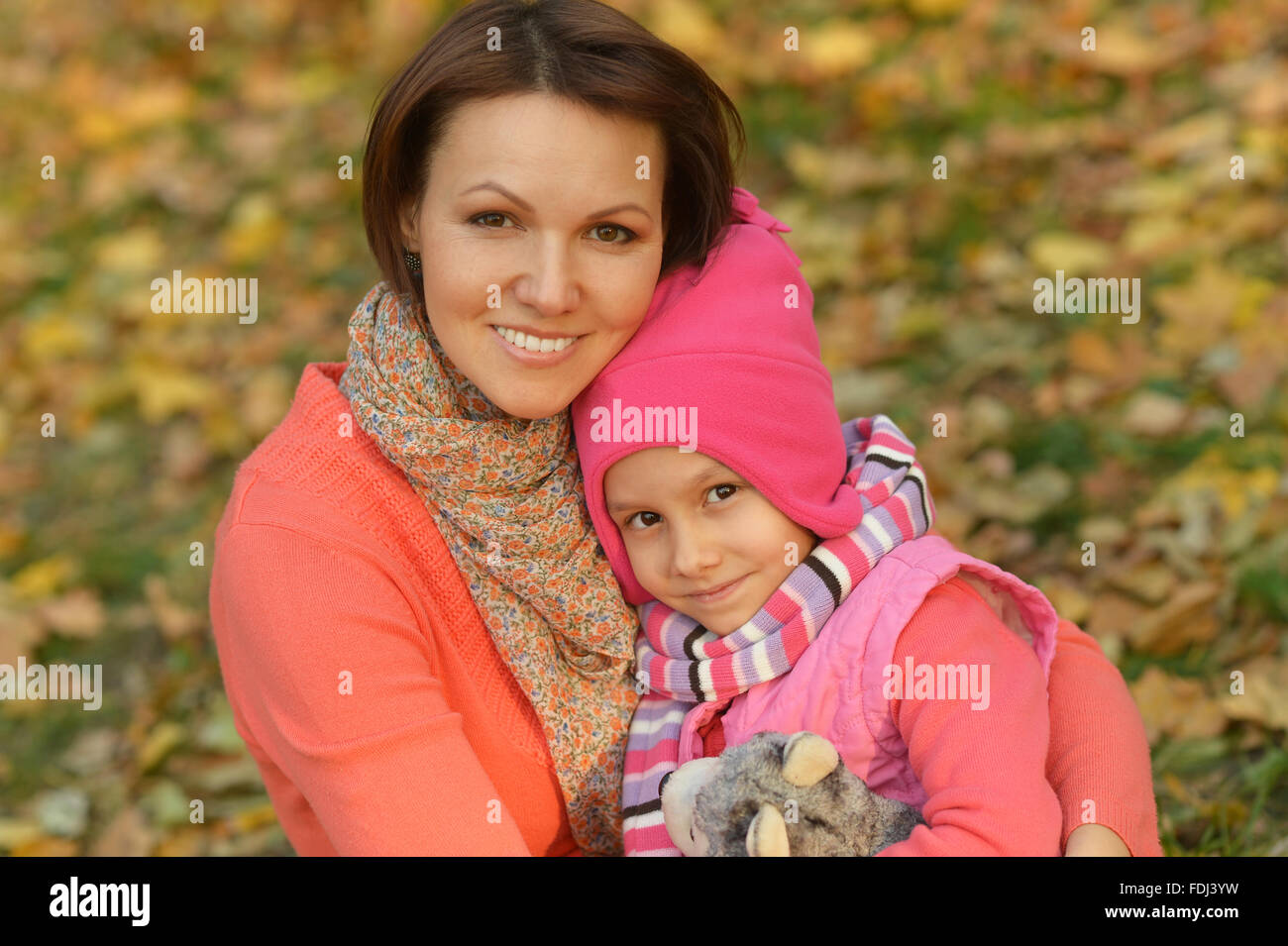 mother with her cute daughter Stock Photo - Alamy