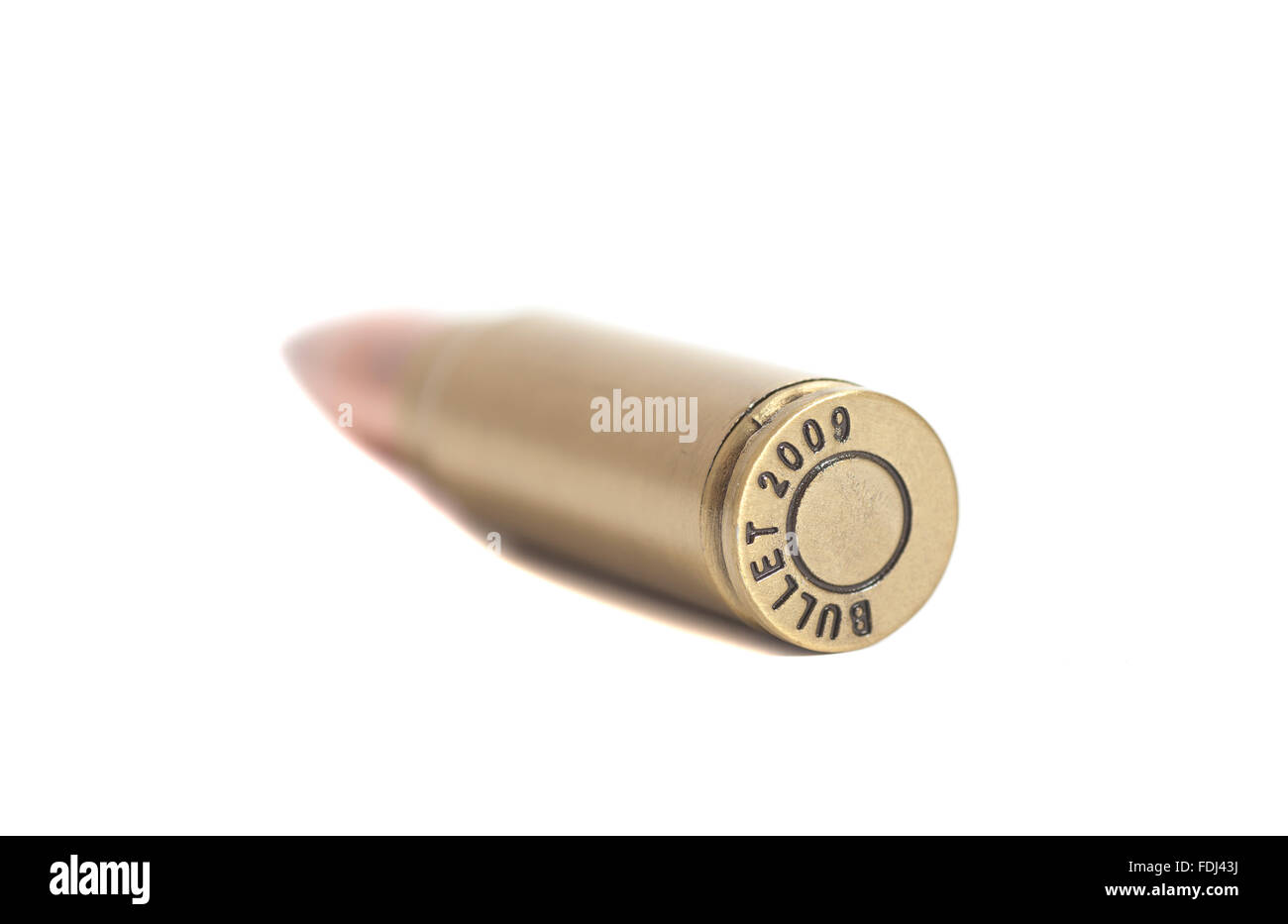 Single rifle bullet closeup Cut Out Stock Images & Pictures - Alamy