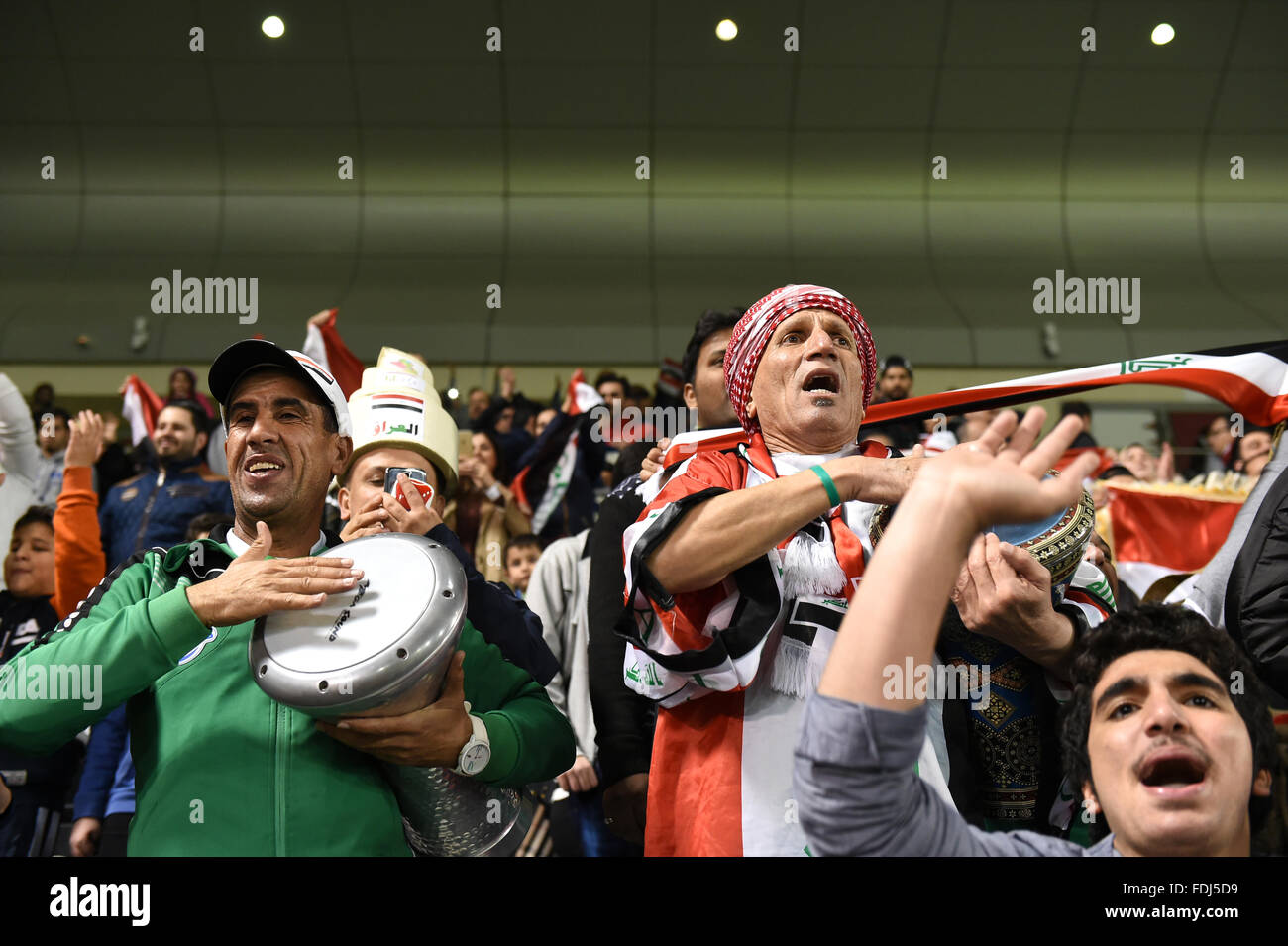 Iraq fans (IRQ), JANUARY 29, 2016 - Football / Soccer : Iraq fans ...