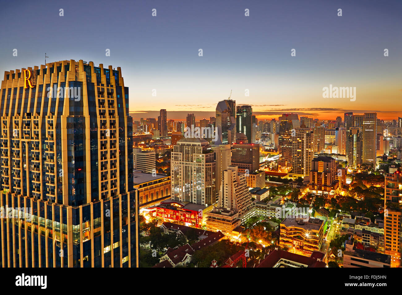 City of sunrise city center hi-res stock photography and images - Alamy