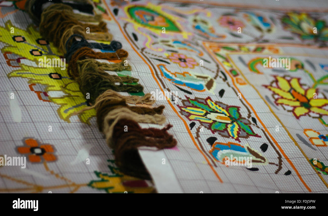 India carpet design hi-res stock photography and images - Alamy