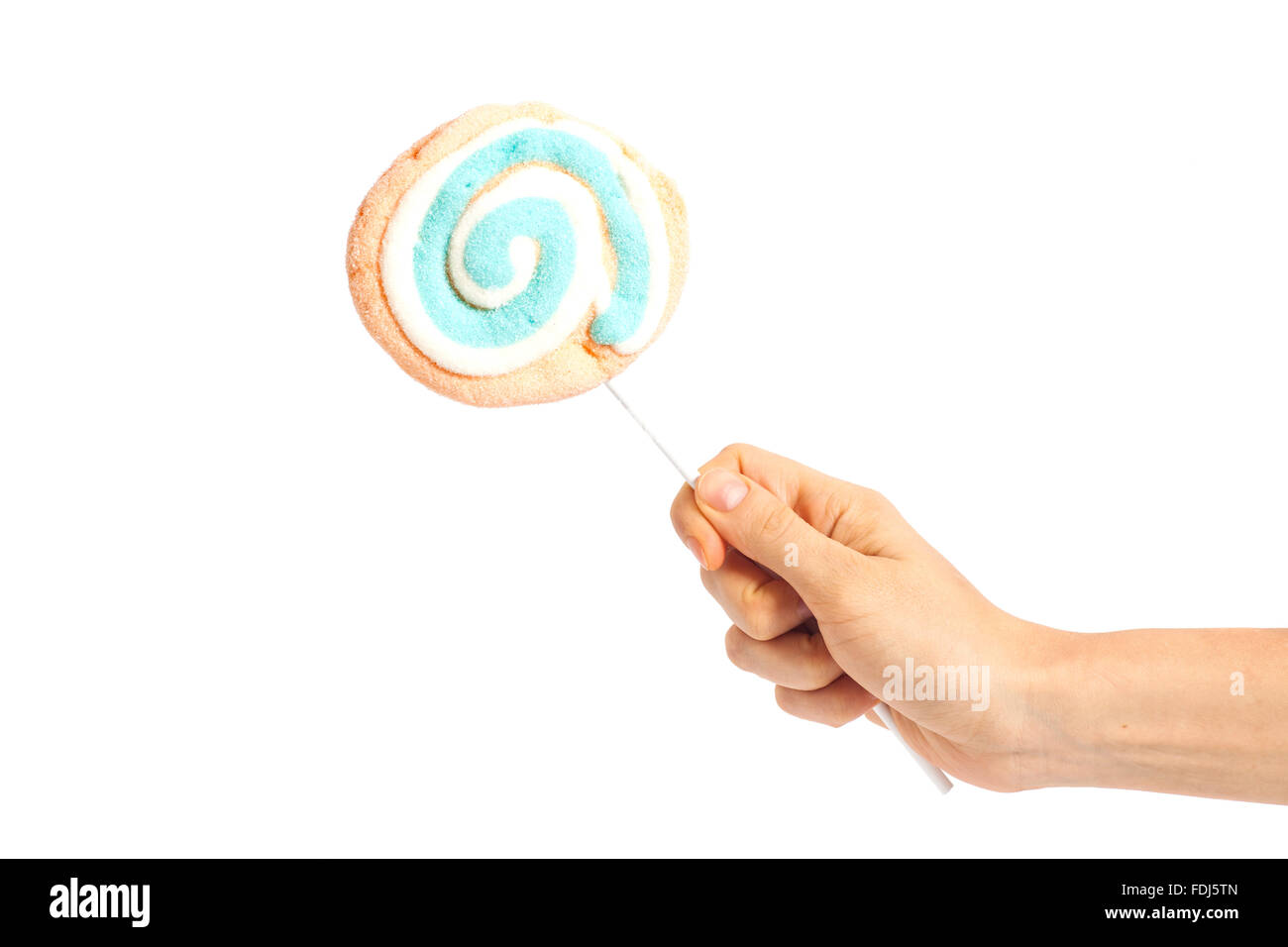 Woman lollipop on white hi-res stock photography and images - Alamy