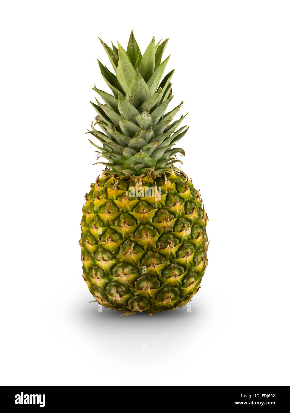 Organic Pineapple isolated on white Stock Photo - Alamy