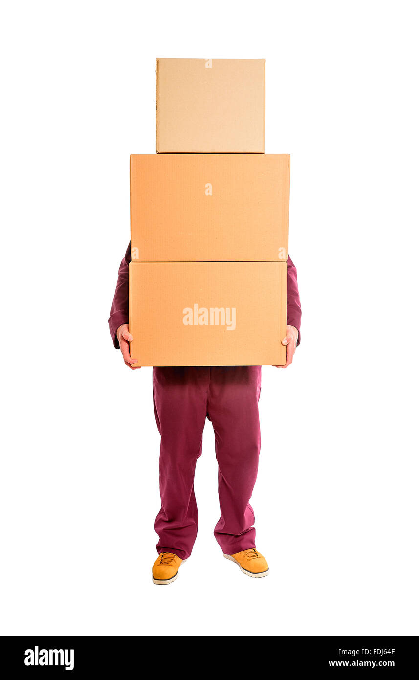 Stacked boxes hi-res stock photography and images - Alamy