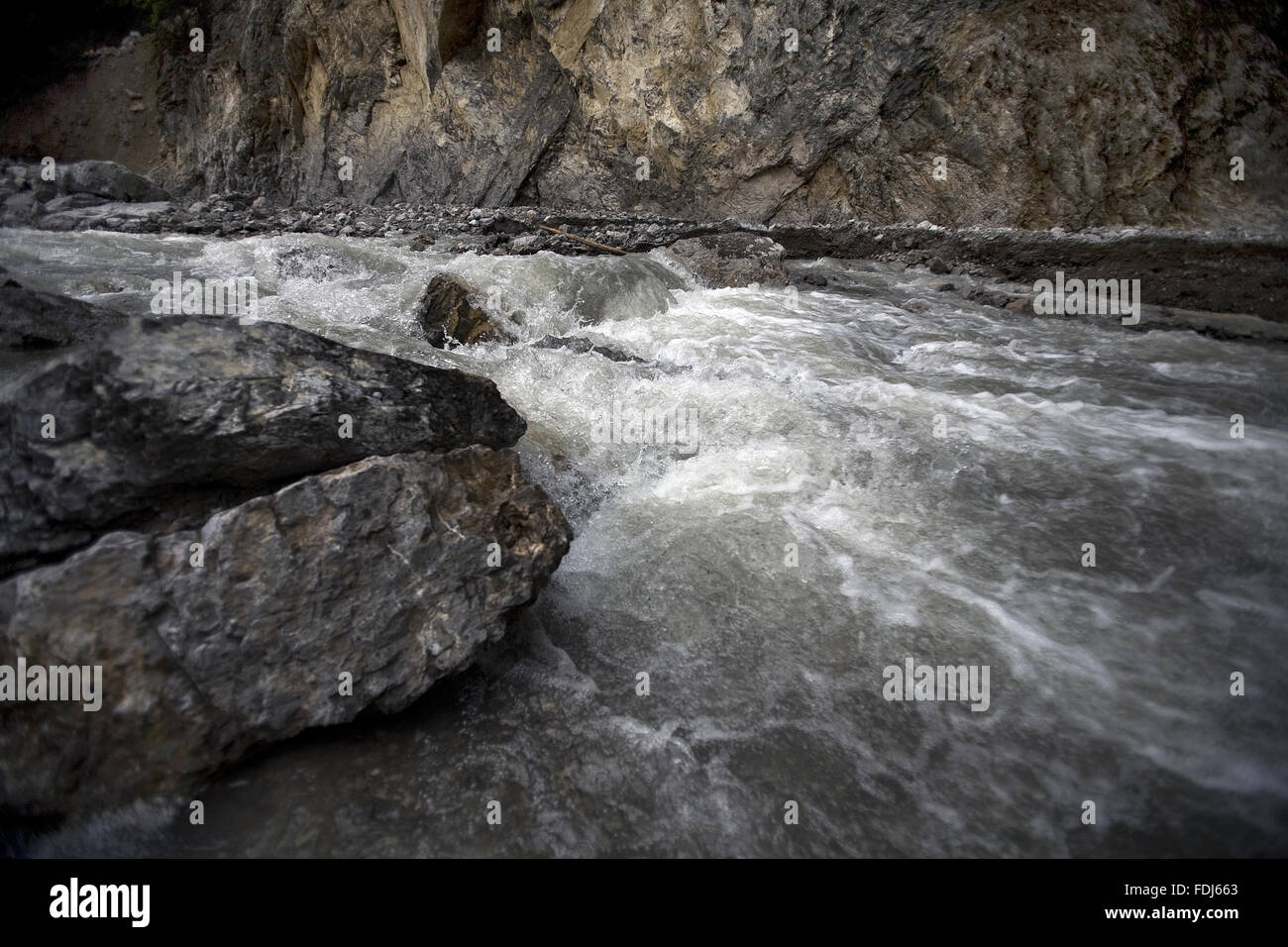 Dammed Lake Shaw Bridge disaster area An County Mianyang City Sichuan ...