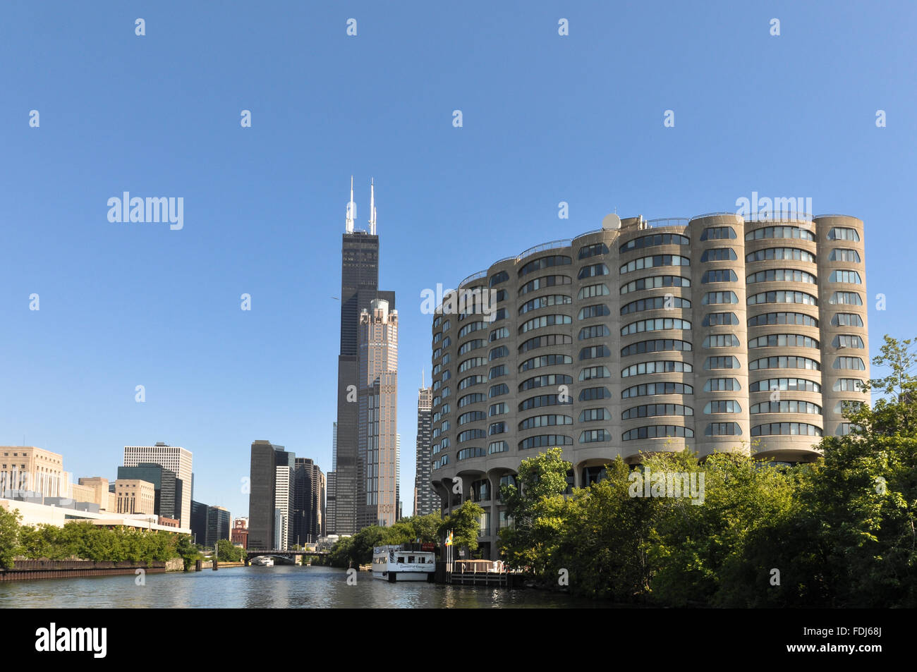 Chicago river tour hi-res stock photography and images - Alamy