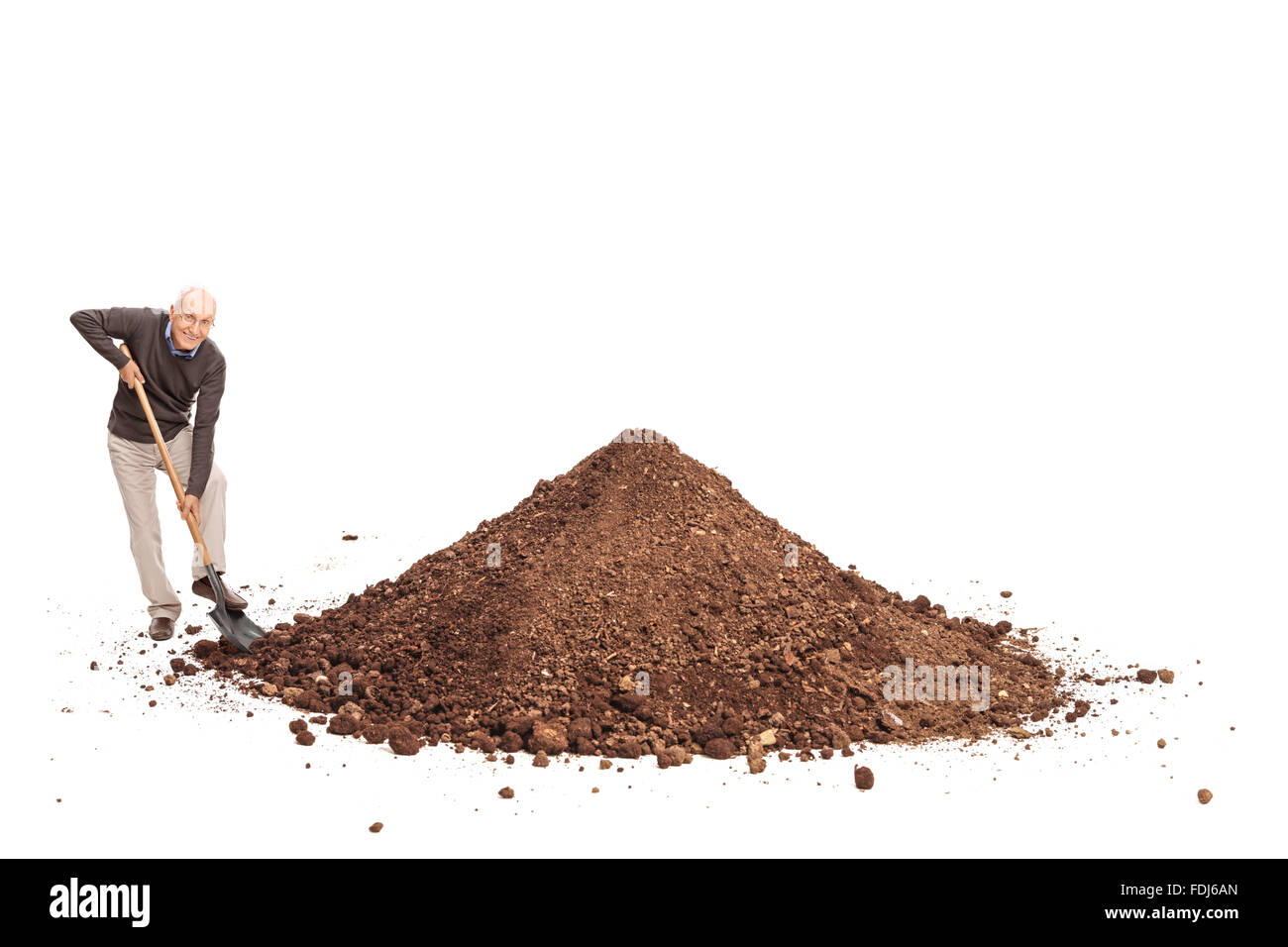Dirt pile Cut Out Stock Images & Pictures - Alamy