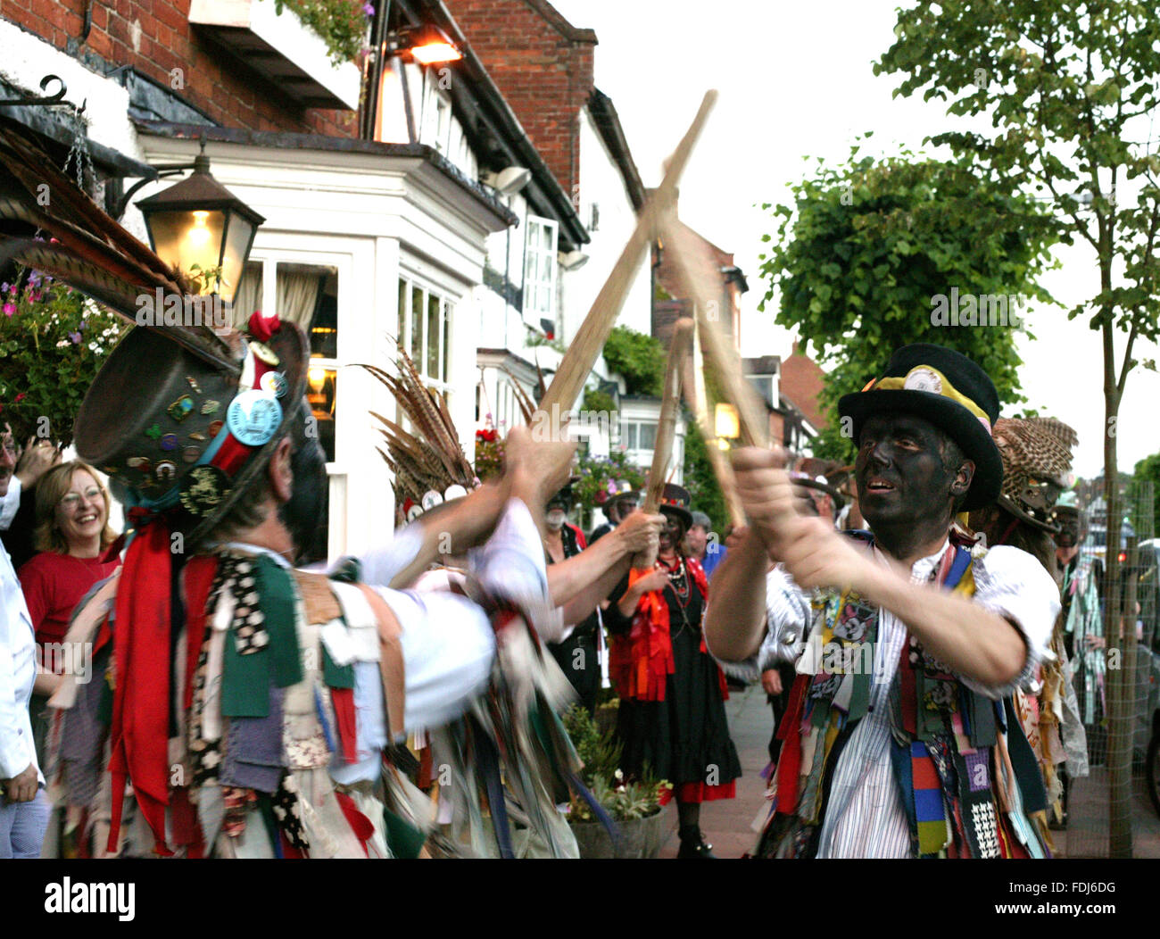Black face morris men hi-res stock photography and images - Alamy