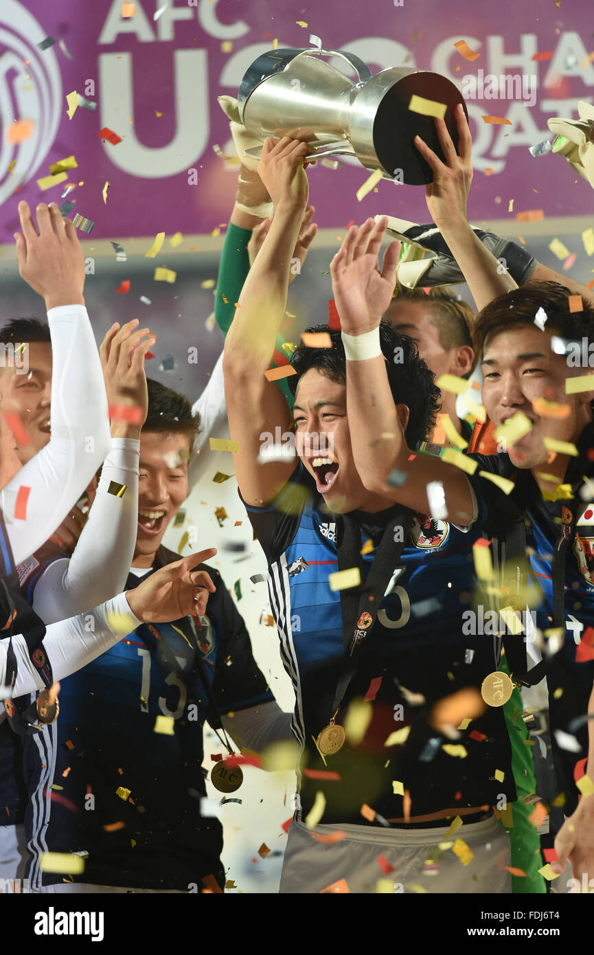 (R-L) Takuya Iwanami, Wataru Endo, Tatsuki Nara (JPN), JANUARY 30, 2016 ...