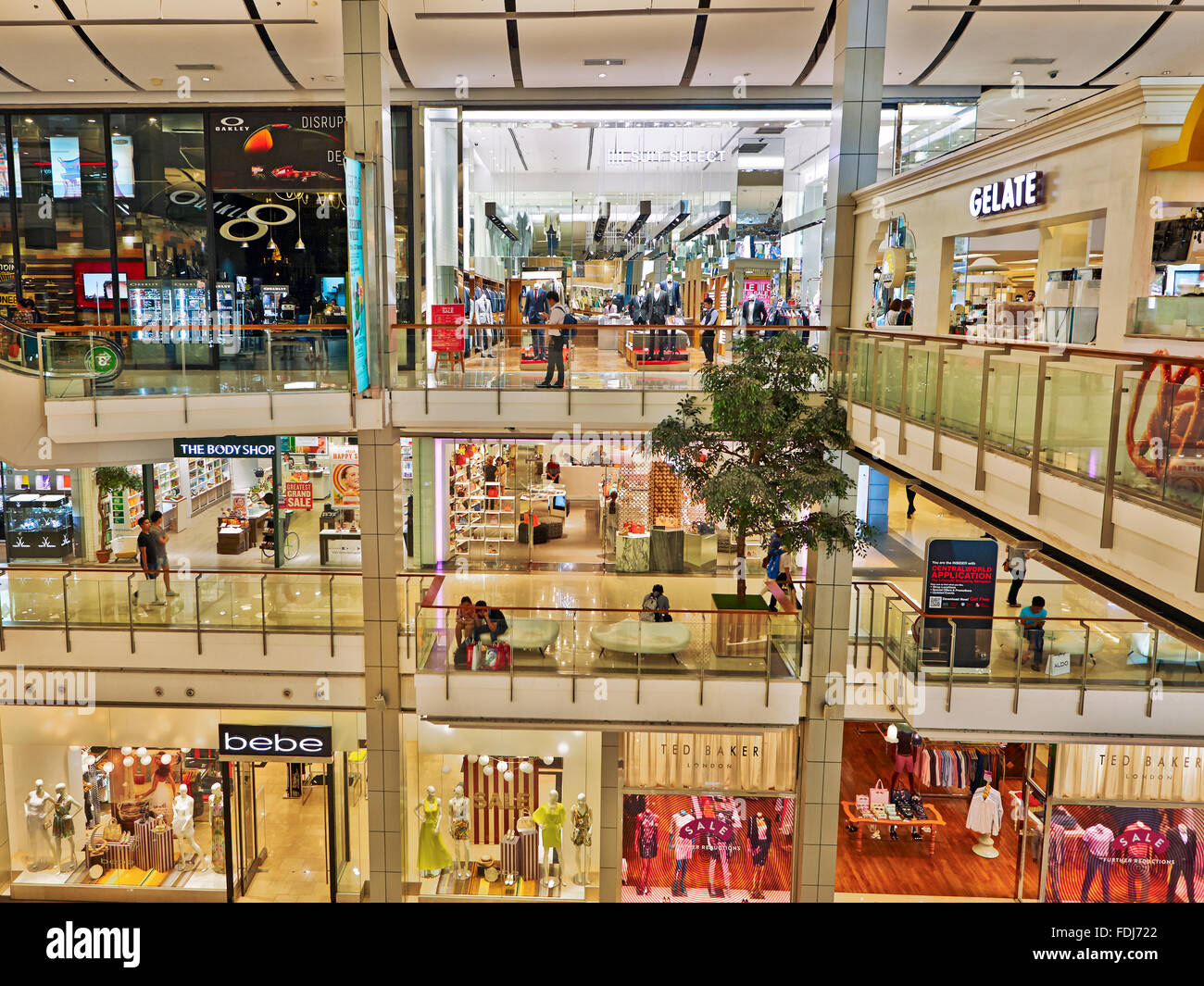 CentralWorld Shopping Complex, Bangkok, Thailand Stock Photo - Alamy