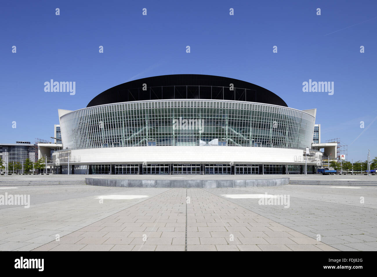 Berlin, Germany, the Mercedes-Benz Arena in Berlin-Friedrichshain Stock ...