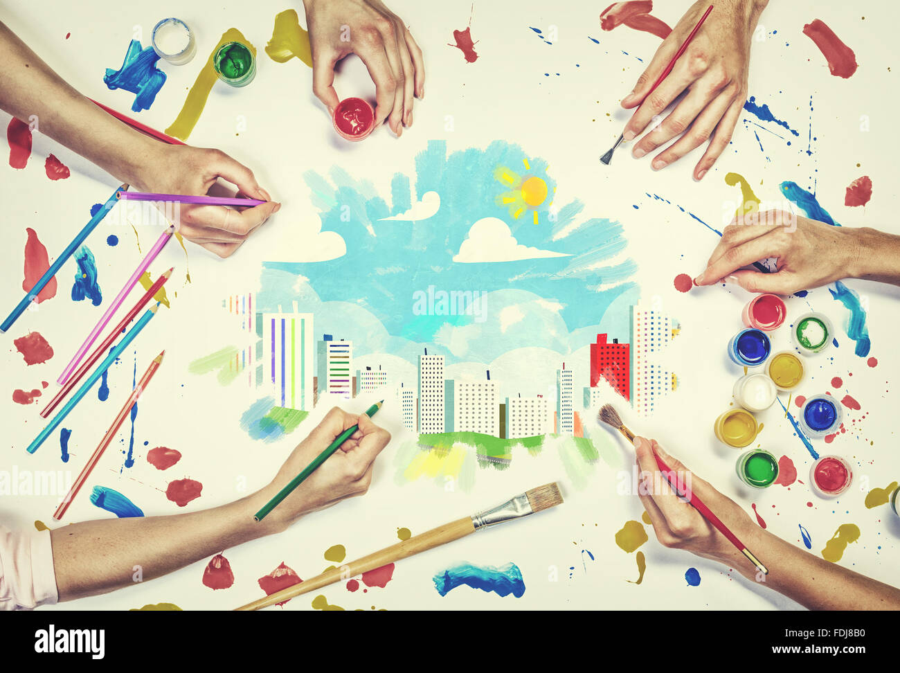 Urban planning drawing hi-res stock photography and images - Alamy