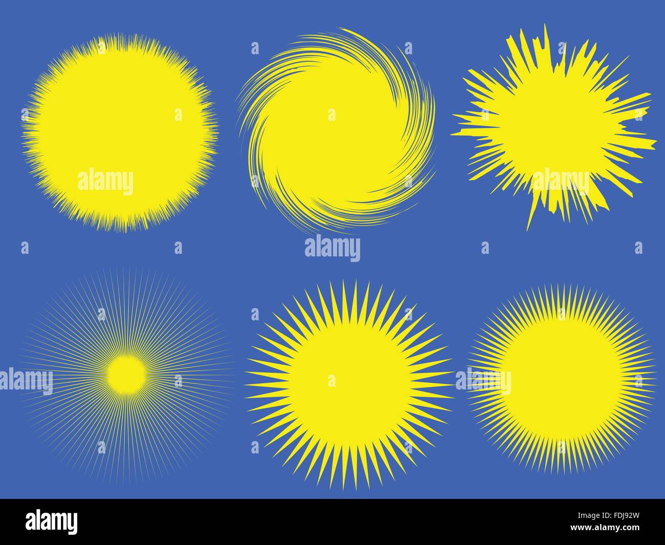 Star shapes vector Stock Vector Images - Alamy