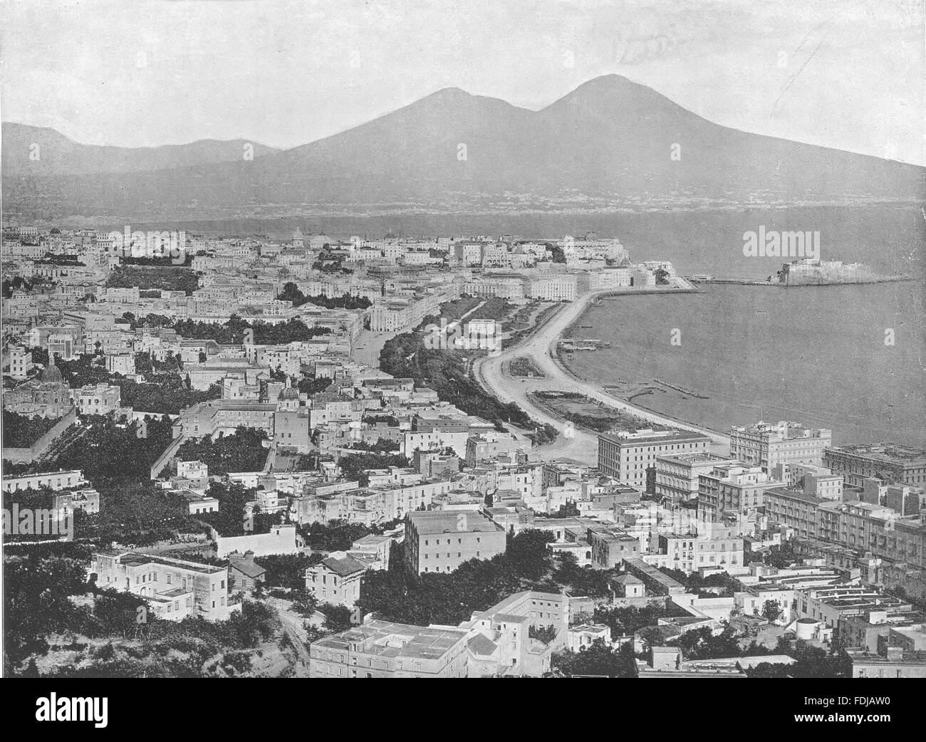 The bay to vesuvius Black and White Stock Photos & Images - Alamy
