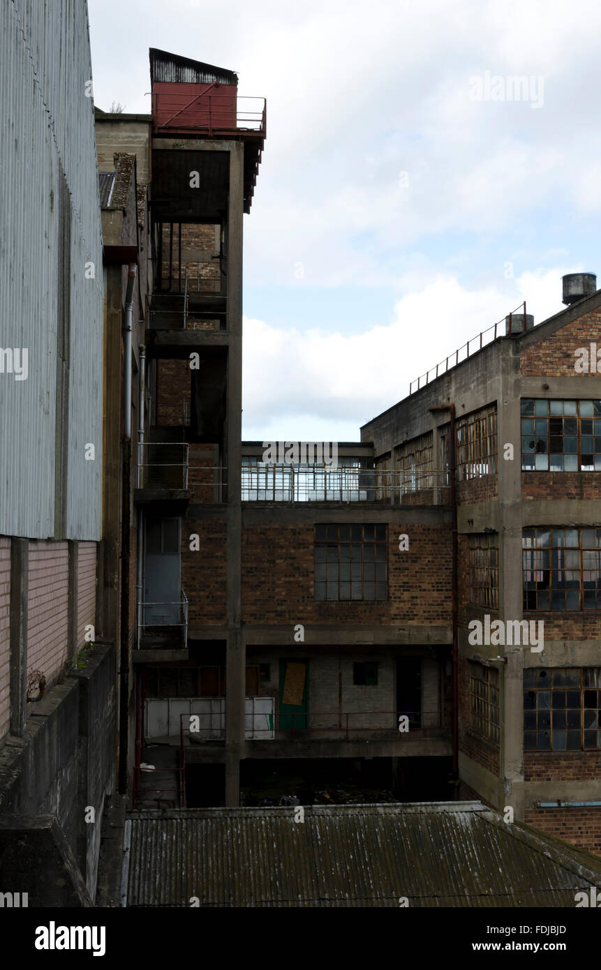 Abandoned paper bag factory in Falkland, Fife, Scotland. The Smith ...
