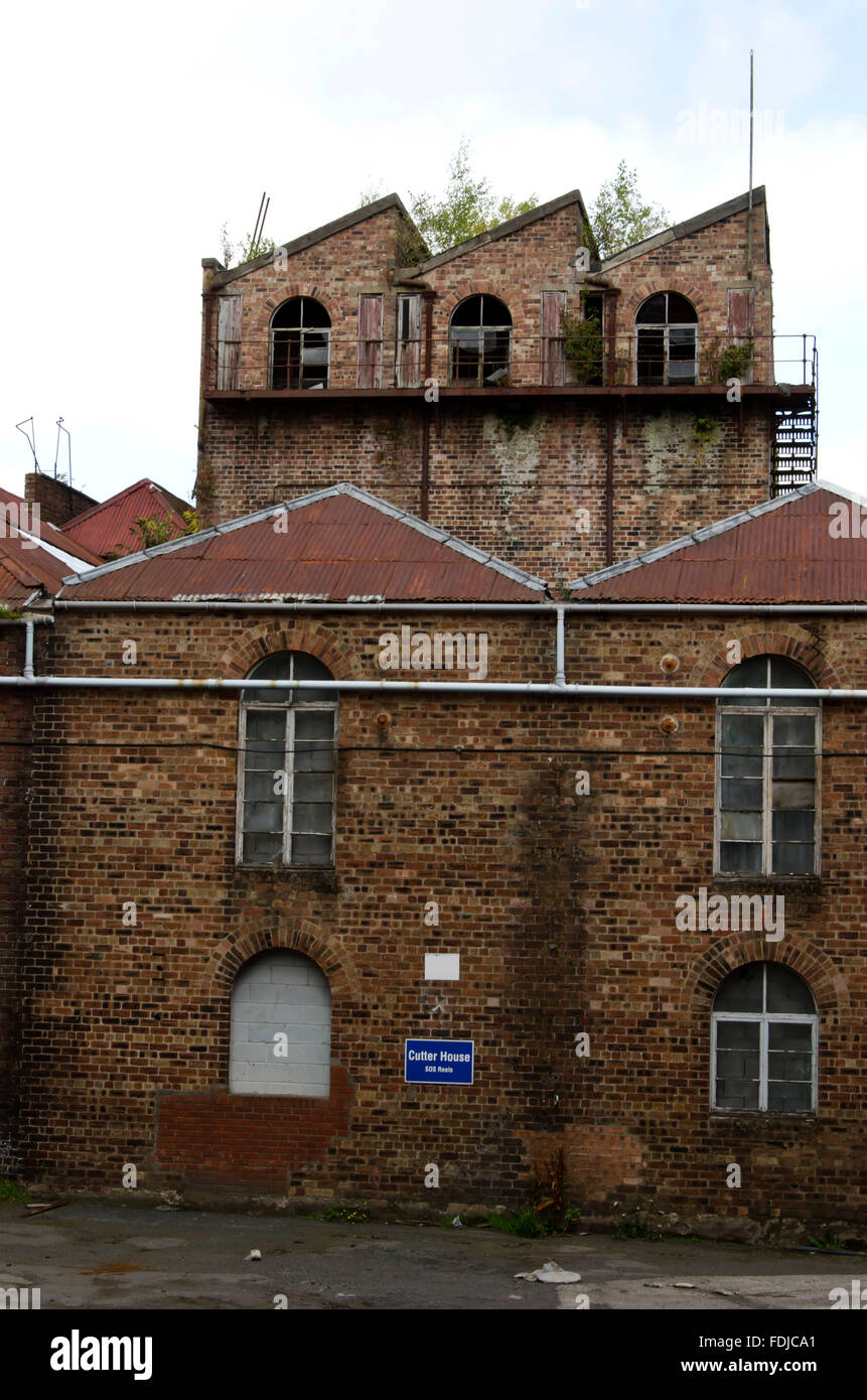 Abandoned paper bag factory in Falkland, Fife, Scotland. The Smith ...