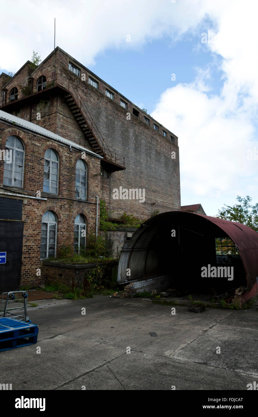 Abandoned paper bag factory in Falkland, Fife, Scotland. The Smith ...