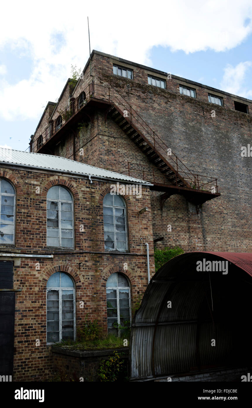 Abandoned paper bag factory in Falkland, Fife, Scotland. The Smith ...
