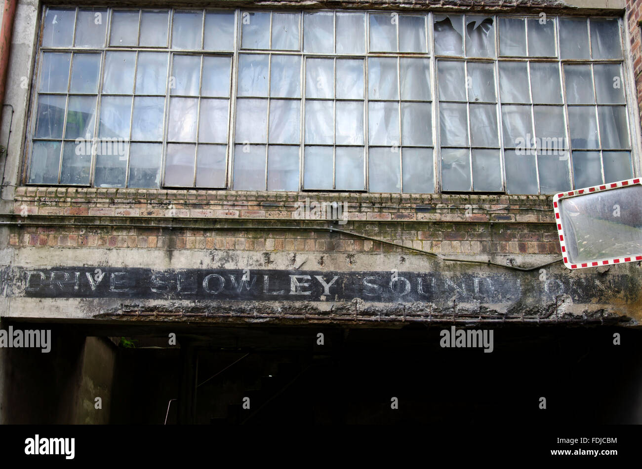 Abandoned paper bag factory in Falkland, Fife, Scotland. The Smith ...