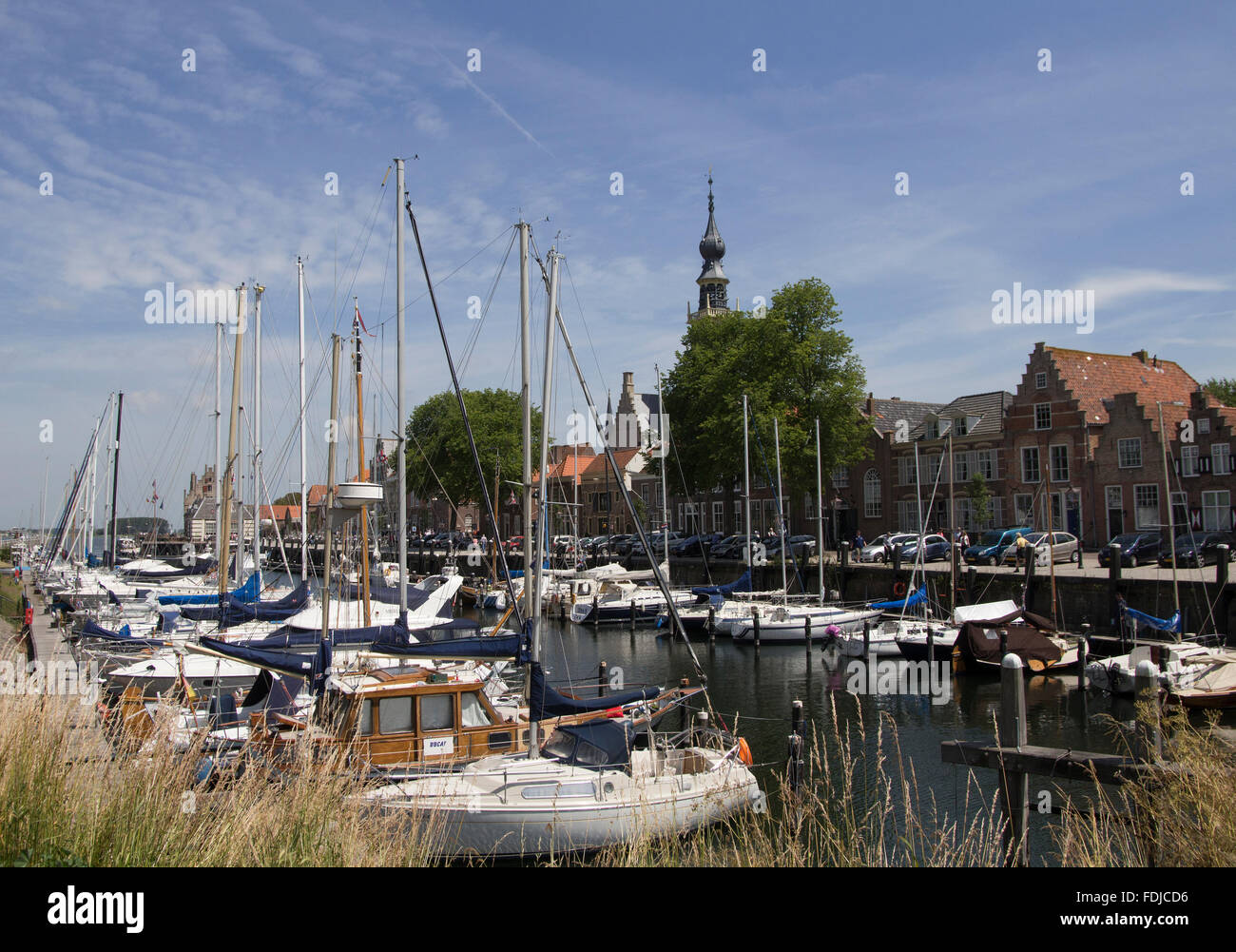 Marina at Veere, Zeeland Netherlands Stock Photo - Alamy