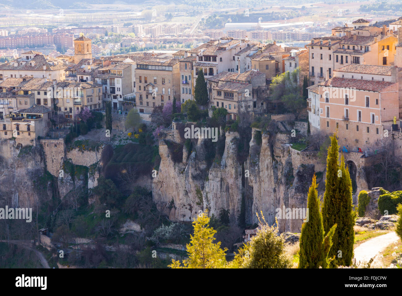 General view of the historic city of Cuenca, Spain Stock Photo - Alamy