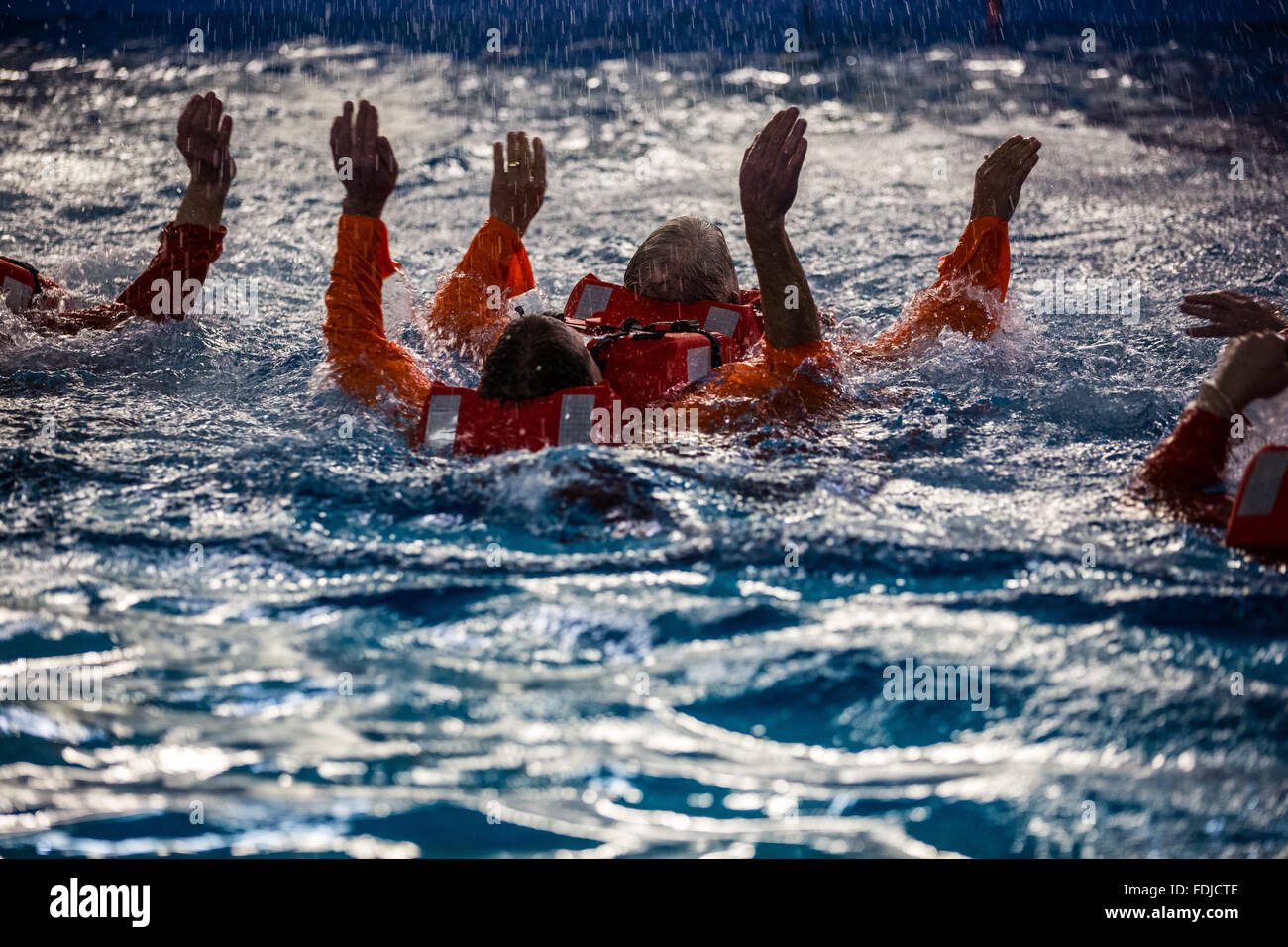 Offshore During Sea Survival Training Stock Photos & Offshore During ...