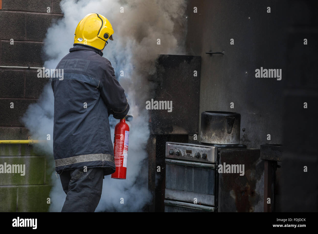 Offshore training firefighting hi-res stock photography and images - Alamy