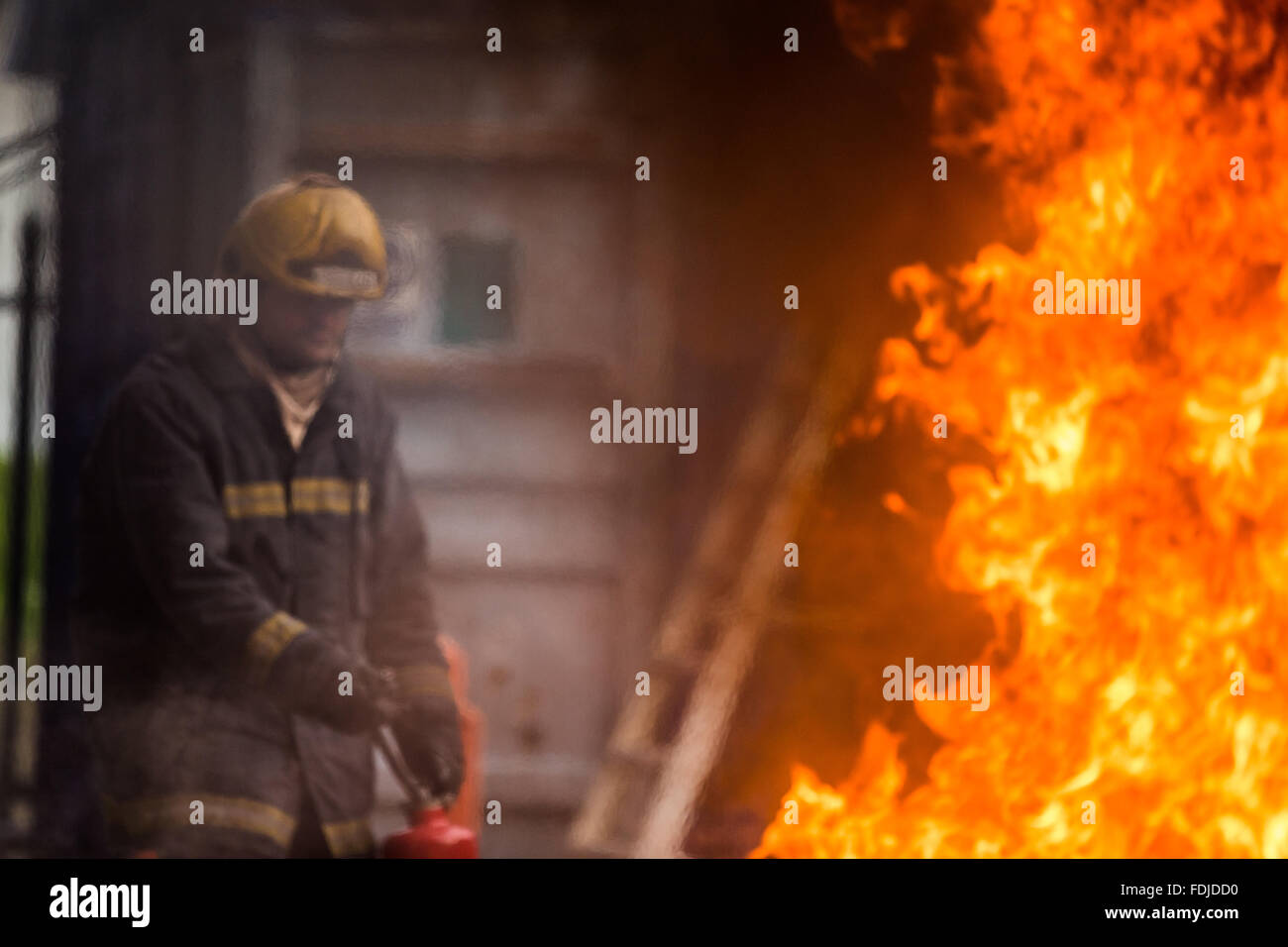 Offshore training firefighting hi-res stock photography and images - Alamy