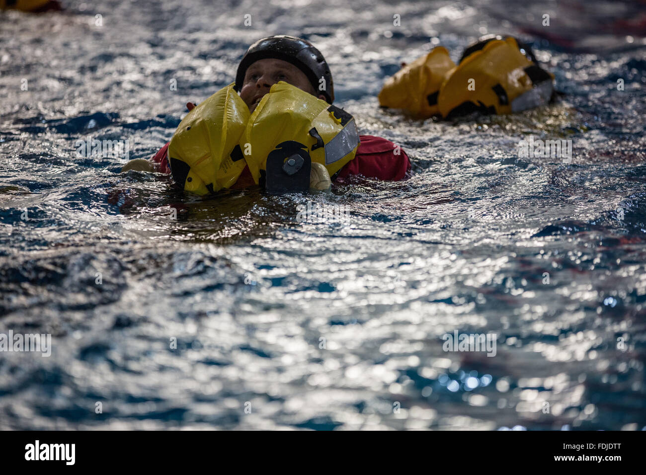 Offshore During Sea Survival Training Stock Photos & Offshore During ...